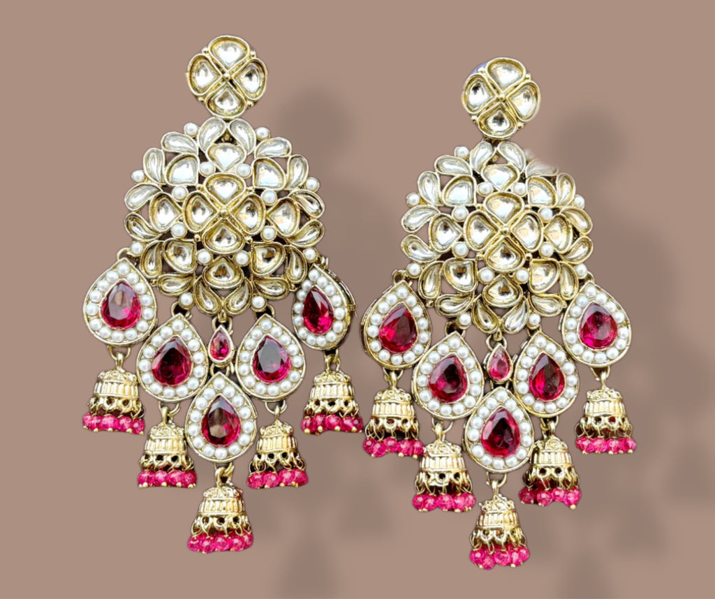 GOLDEN TRADITIONAL EARRINGS – UnfoldSelf