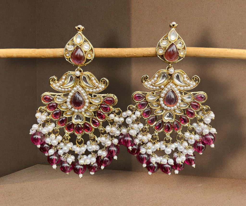 GOLDEN TRADITIONAL EARRINGS – UnfoldSelf